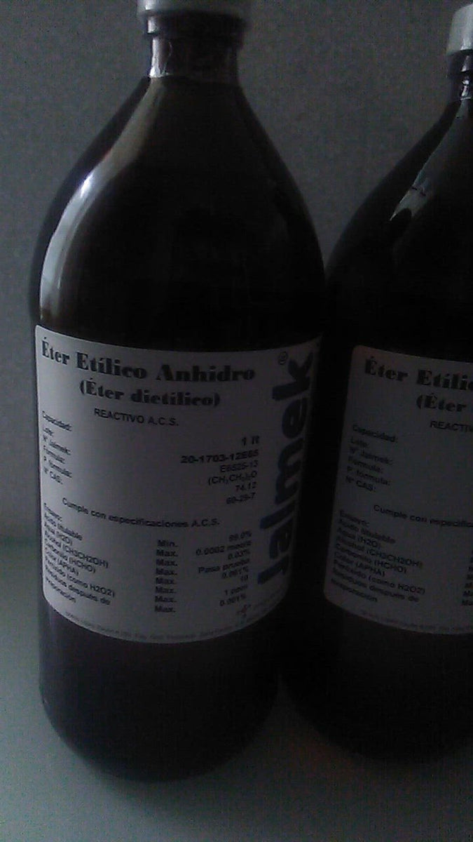 Eter Etilico Anh. 1Lt-Jalmek – Reactivosfg